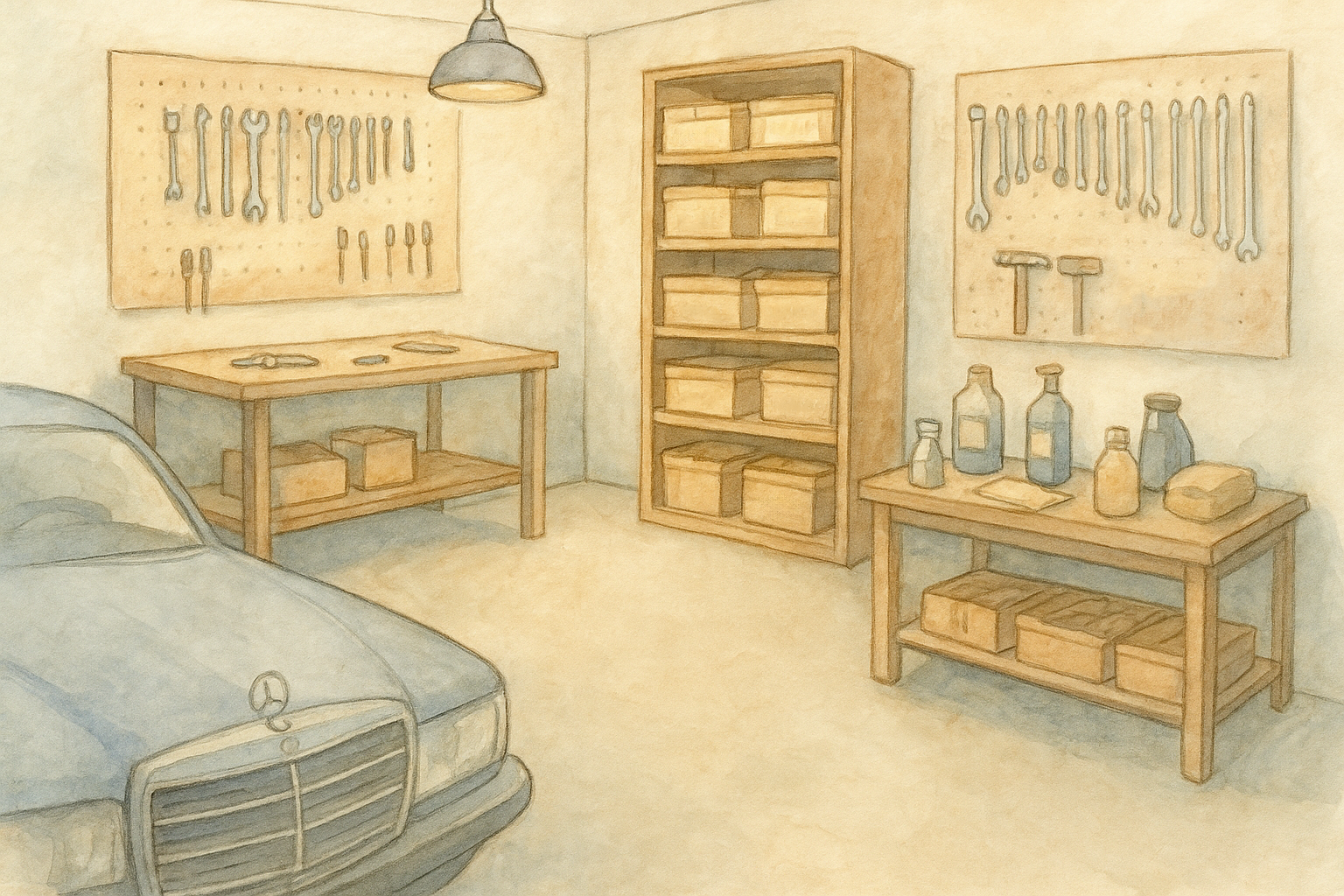 Mercedes Garage Organization Guide for Owners